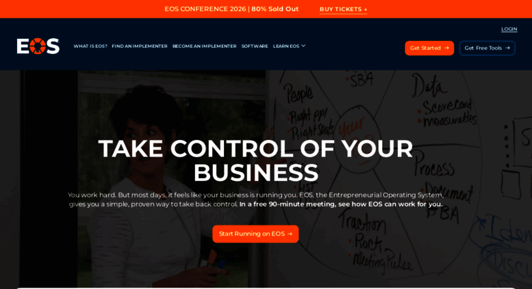 Access eosworldwide.com. EOS - Entrepreneurial Operating System for Businesses, home of Traction ...