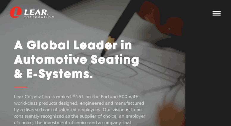 Access everyone.lear.com. Lear Corporation | Automotive Seating & E-Systems