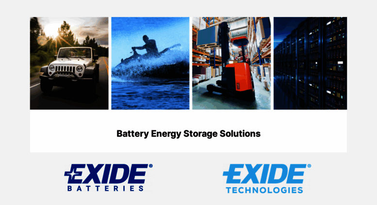 Access exide.com. exide.com