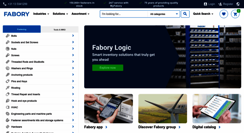 Access fabory.com. Fabory – OF COURSE