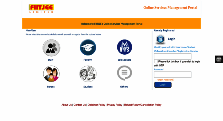 Access fiitjeelogin.com. FIITJEE