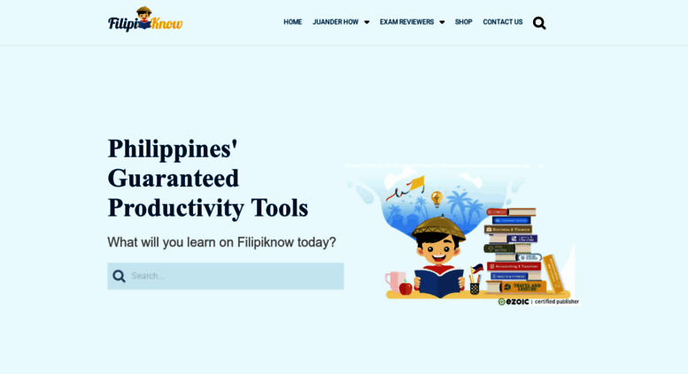 Access filipiknow.net. FilipiKnow - The Most Trusted Online Learning Site for Filipinos
