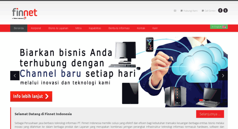 Access finnet-indonesia.com. Beranda