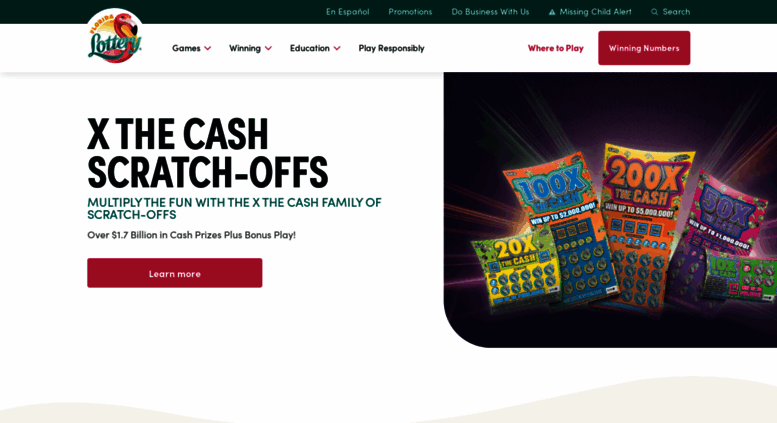 Access flalottery.com. The Florida Lottery