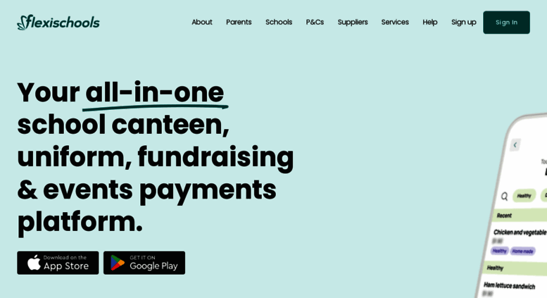 Access flexischools.com.au. Home - Flexischools