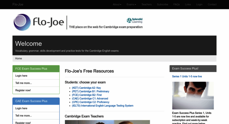 Access flo-joe.com. Flo-Joe: THE place on the web for Cambridge English ...