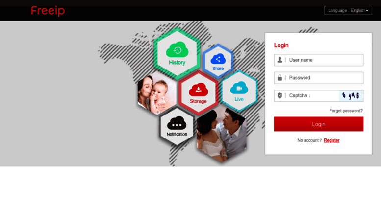 Access freeip.com. FREEIP-Login