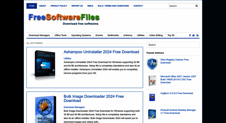 Access freesoftwarefiles.com. Free Software Files - Latest PC Software ...