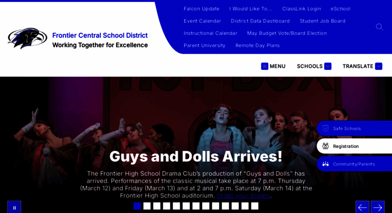 Access frontier.wnyric.org. Frontier Central School District / Overview