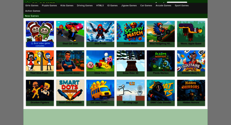 Access g8-games.com. G8 Kids Games