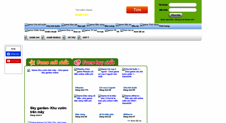 Access game24h.vn. Game 24h mới nhất - Chơi game online miễn phí hay nhất
