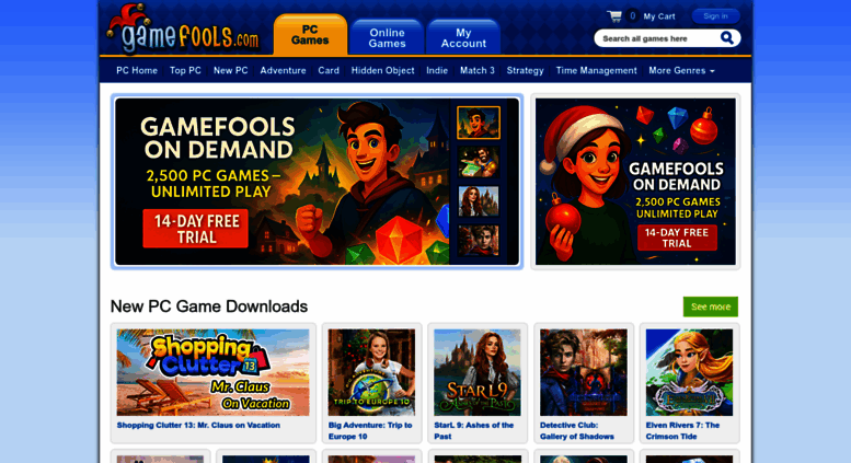 Access gamefools.com. Play Free Online Games and PC Game Downloads ...