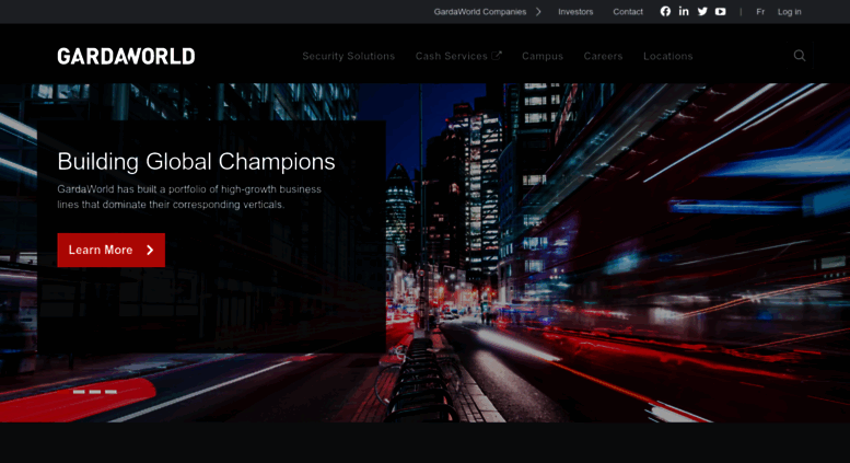 Access garda-world.com. GardaWorld | Security Services | Cash Services