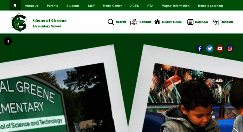 Access generalgreene.gcsnc.com. General Greene Elementary School / Homepage