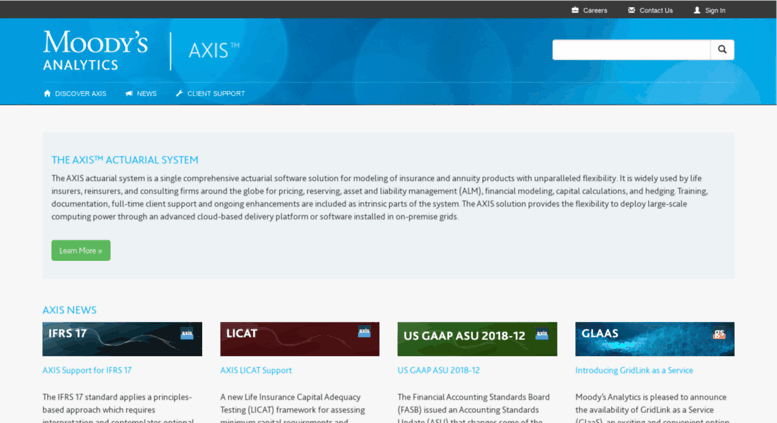Access ggy.com. AXIS - High Performance Actuarial Software
