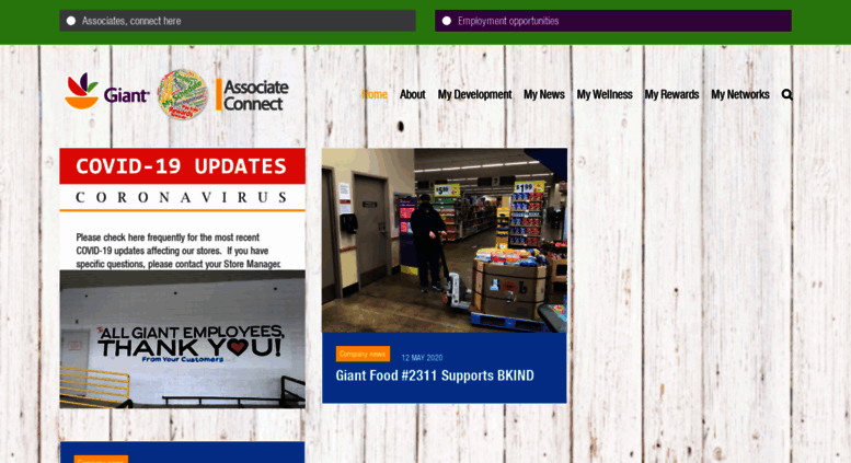 Access giantfoodac.com. Giant Foods Associate Connect – Helping Giant ...