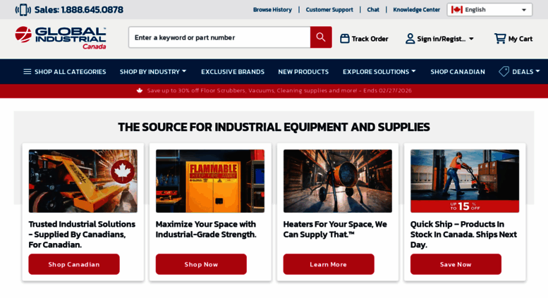 Access globalindustrial.ca. GlobalIndustrial.ca - Material Handling ...