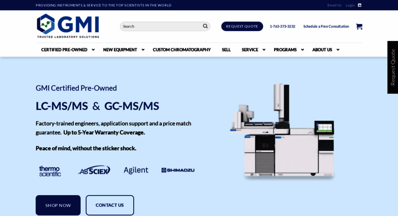 Access gmi-inc.com. GMI | Brand New & Used Lab Instruments | Trusted ...