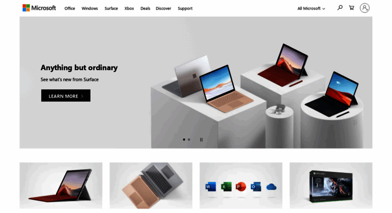 Access go2.microsoft.com. Microsoft - Official Home Page