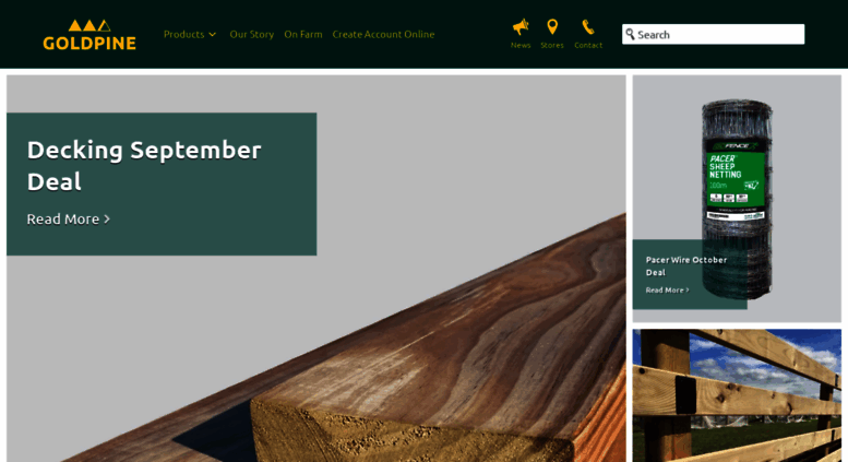 Access goldpine.co.nz. Goldpine - Your Outdoor Timber Specialist