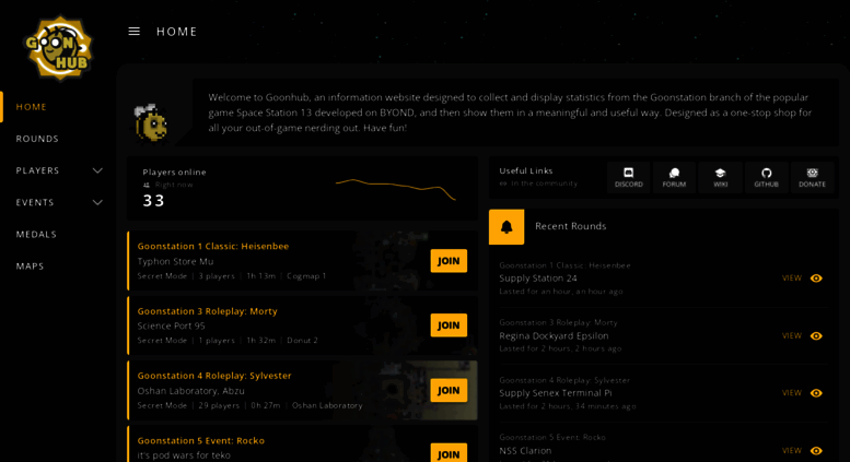 Access goonhub.com. Home - Goon Hub