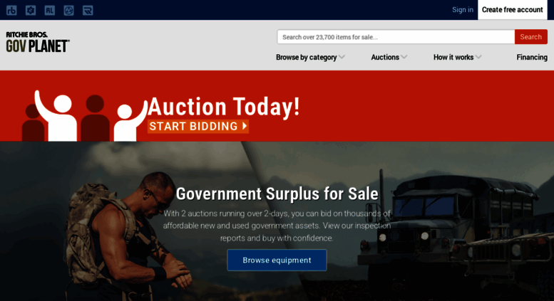 Access govplanet.com. Government Surplus, Military Surplus & Humvees ...