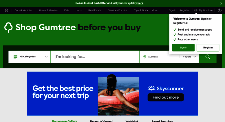 Access gumtree.com.au. Gumtree: Australia's Free Marketplace. Find a ...