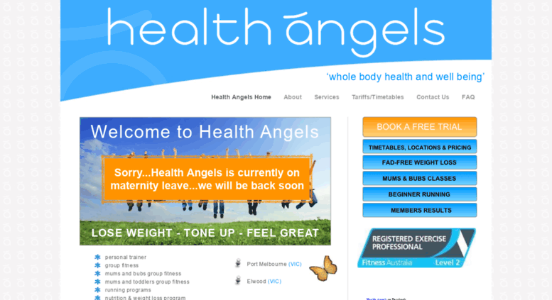 Access healthangels.net.au. Health Angels - Outdoor Group Personal ...