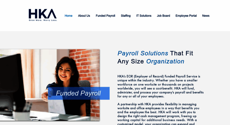 Access hkaa.com. HKA | Staffing & Payroll Solutions