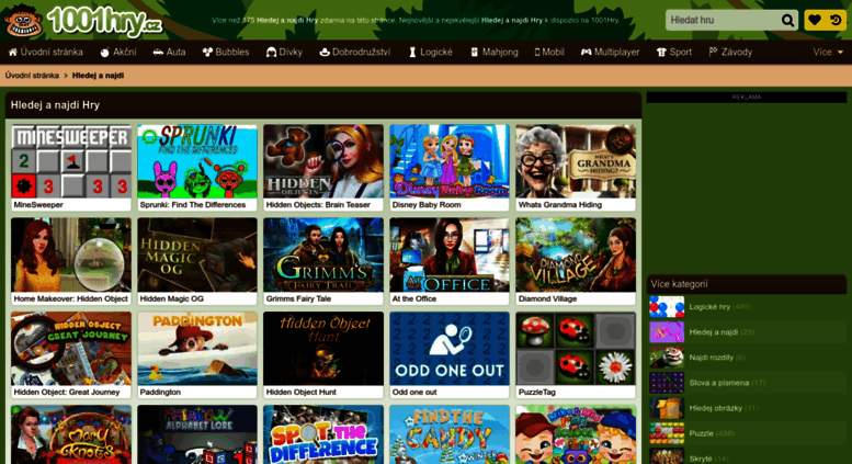 Access hledej-a-najdi.1001hry.cz. Hrajte Hledej a najdi Hry na 1001Hry ...