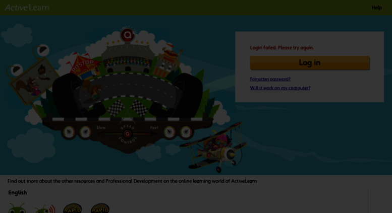 Access home.bugclub.com.au. ActiveLearn: Login