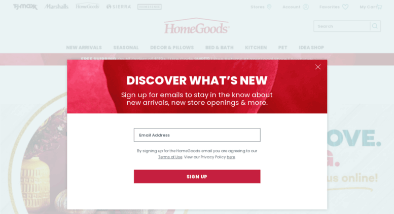 Access homegoods.com. HomeGoods Official Site | Unique Selection ...
