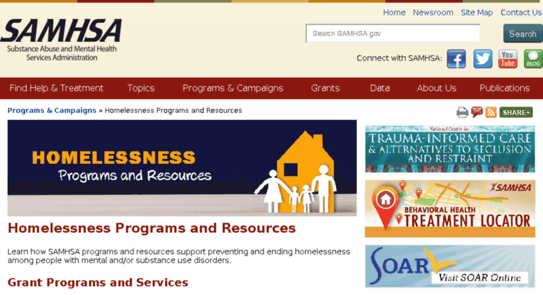 Access homeless.samhsa.gov. Homelessness Programs and Resources ...