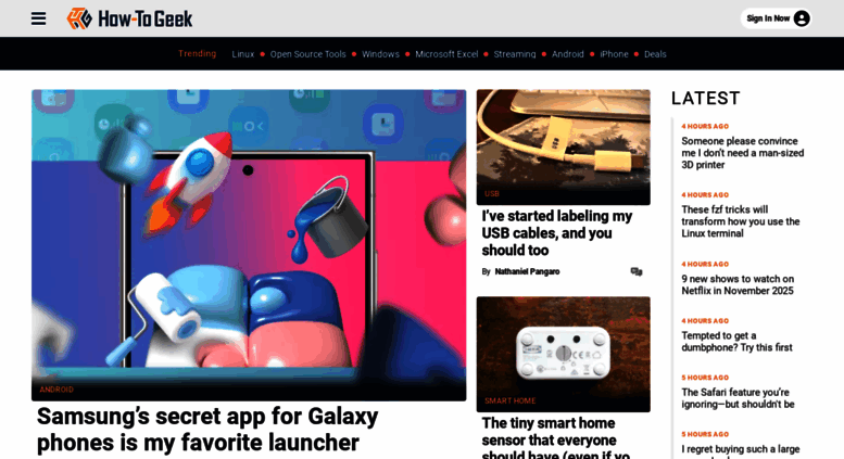 Access howtogeek.com. How-To Geek - We Explain Technology