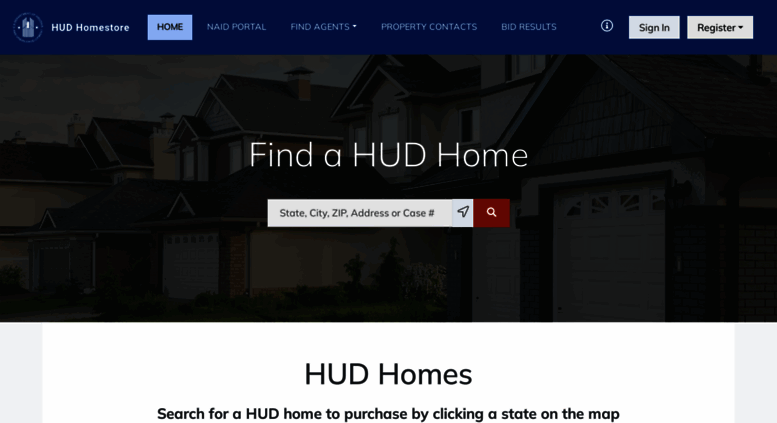 Access hudhomestore.com. HUD Homes for Sale | Search HUD Homes Listings ...