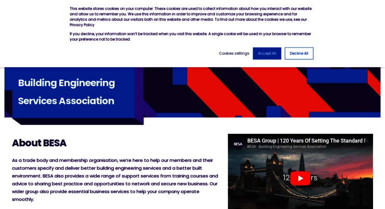 Access hvca.org.uk. The BESA - Building Engineering Services Association