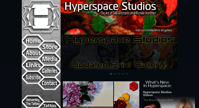 Access hyperspacestudios.com. Hyperspace Studios