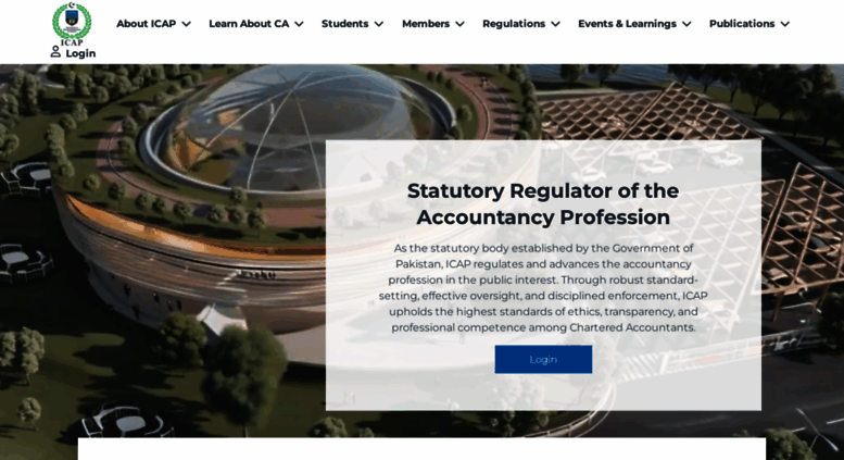 Access icap.org.pk. The Institute of Chartered Accountants of Pakistan