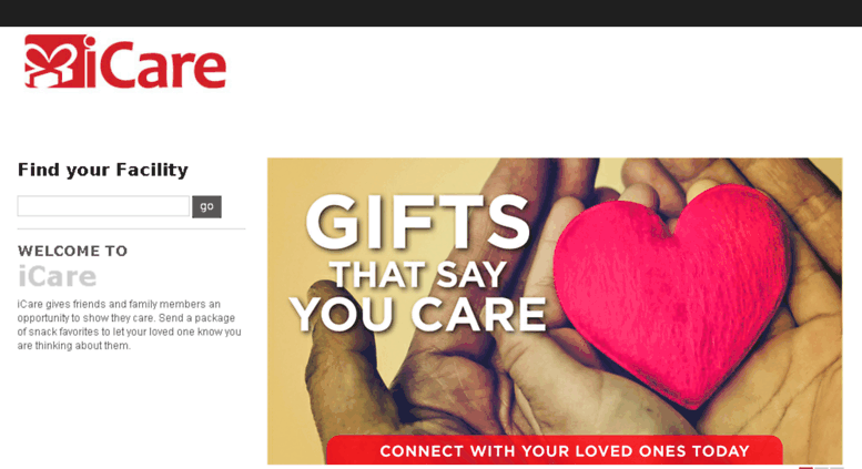 Access icaregifting.com. iCareCom - ICareGifts