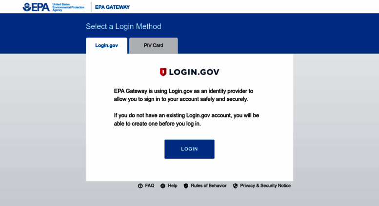 Access icis.epa.gov.