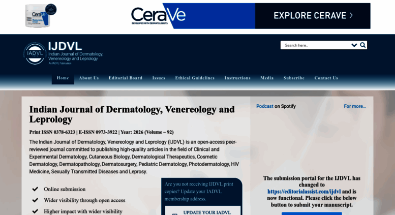 Access ijdvl.com. Indian Journal of Dermatology, Venereology and ...