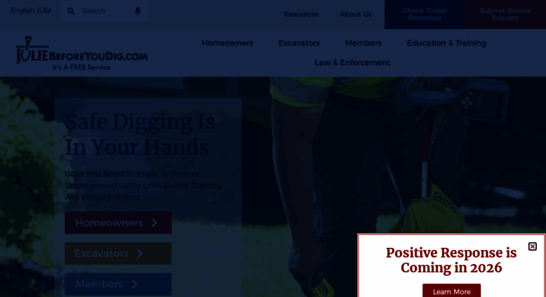 Access illinois1call.com. Call JULIE before you dig for safe digging in ...