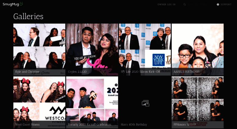 Access impressionsphotobooth.smugmug.com. impressionsphotobooth