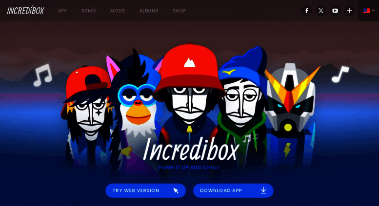 Access incredibox.com. Incredibox