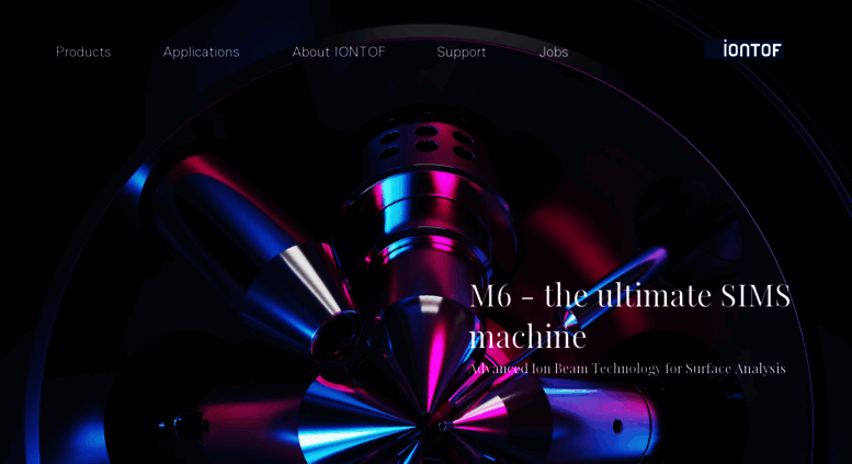 Access iontof.com. IONTOF - TOF-SIMS (time of flight secondary ion mass ...