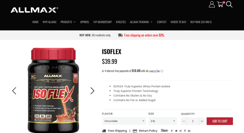 Access isoflex.ca. ISOFLEX a Truly Superior Whey Protein Isolate from ...