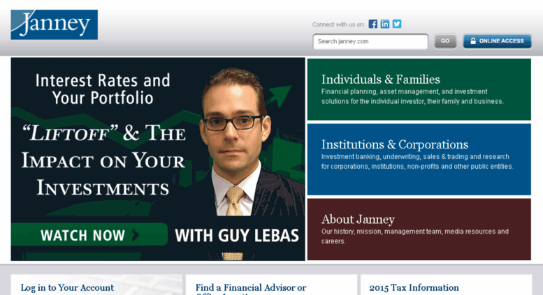 Access janneyidentity.jmsonline.com. Janney Montgomery Scott LLC (Janney)