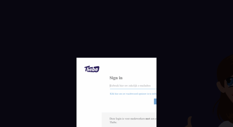 Access jet.thebe.nl. HelloID - Aanmelden via Active Directory