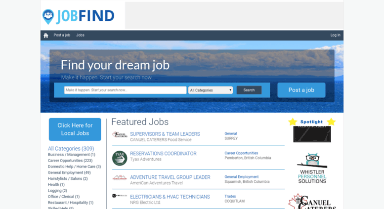 Access jobfind.findem.ca. JobFind | Classifieds