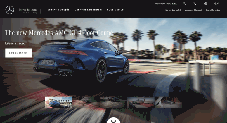 Access juffali.mercedes-benz.com. Mercedes-Benz KSA - Luxury Cars